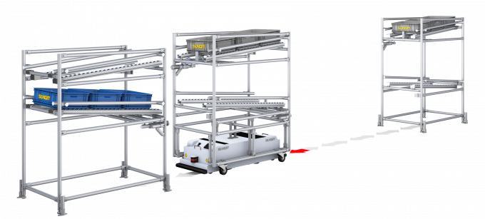 โปรไฟล์ท่ออัลลูมิเนียมที่แข็งแรงสําหรับ Rack และ Karakuri System