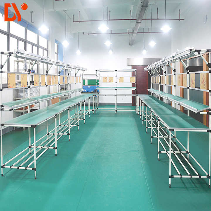 แอนติสตาติก workbench การประกอบง่าย ท่อท่อผอมสําหรับการประกอบผลิตภัณฑ์ ...